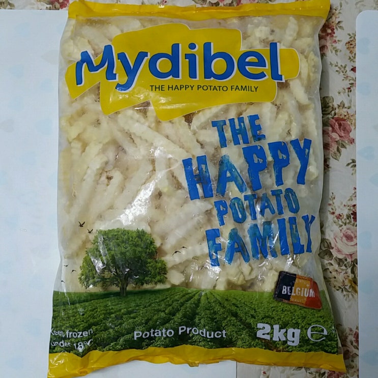 [감자튀김에서] 마이디벨 크링클컷 감자튀김 2kg (Mydibel Potato) : 네이버 블로그