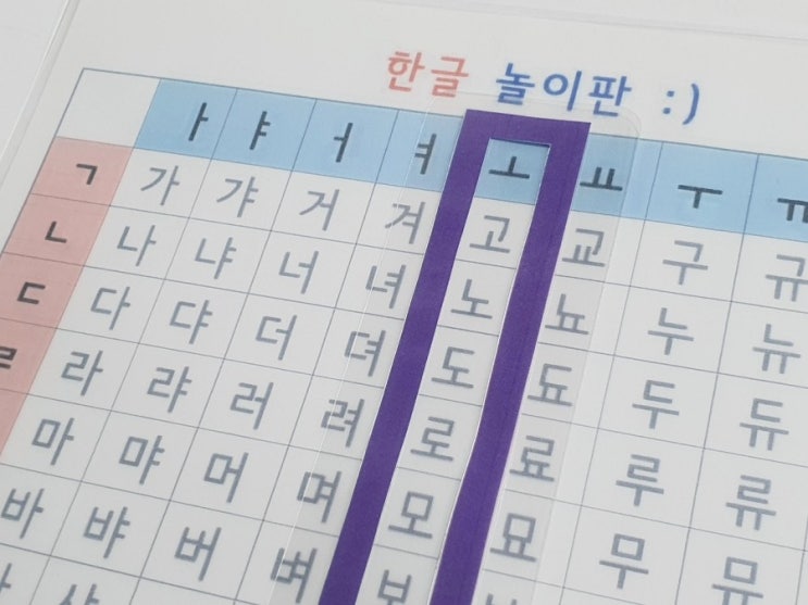 한글 자음모음판/한글 놀이판 : 네이버 블로그