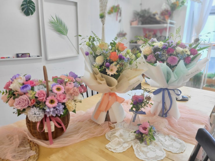 주말에도 예쁜꽃으로 행복이 한가득~~~ 새솔동꽃집 송산신도시꽃집 송산그린시티꽃집 안산꽃집 송산프라자 화성꽃집 리시안꽃작업실