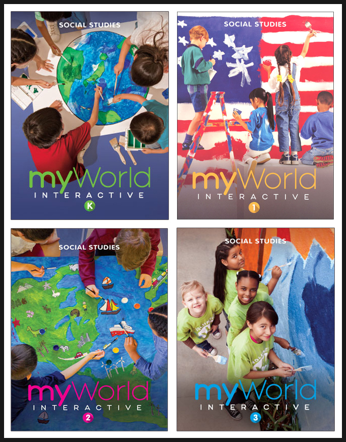 [마지막될수있음] 미국사회교과서 판매1위《My World Interactive》한글번역본+디지털리소스(영상,VR,오디오 ...