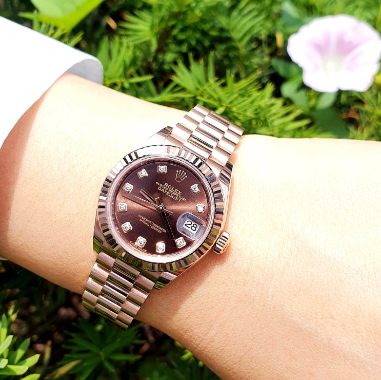 영롱한 빛의 롤렉스 레이디 데이저스트 279175 : 네이버 블로그