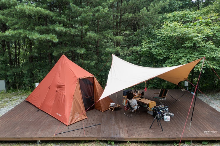 아이캠퍼 디스코 시리즈 - 가평 헬로우힐 캠핑장( 트림하임 5PU) : 네이버 블로그