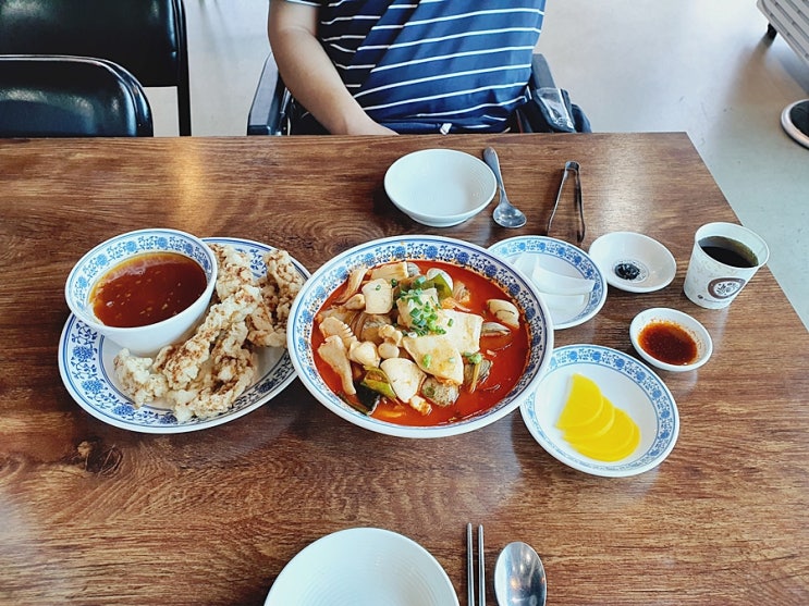 용인 에버랜드 맛집 형근씨 갑오징어 짬뽕 이 집 탕수육도 잘하네 네이버 블로그