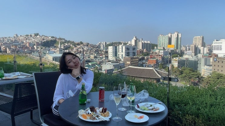 서울동대문호캉스 Jw메리어트 동대문 이그제큐티브 라운지 해피아워 타볼로24 조식 포함 호캉스 광장시장 빈대떡먹고