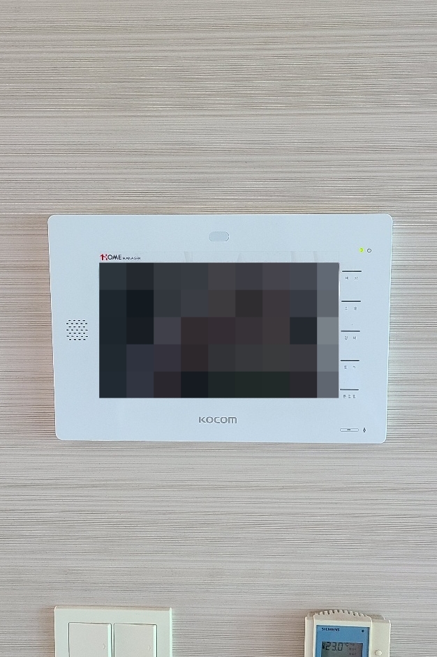 코콤 비디오폰 K6b Vp 70a 경기도 수원시 영통구 매탄동 매탄위브하늘채아파트 오래된 고장난 구형 제품을 코콤 디지털 7