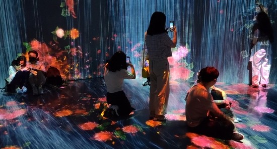 영상예술 「teamLab:LIFE」관람 : 네이버 블로그