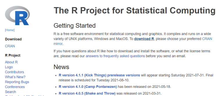 R 설치하기 : 네이버 블로그