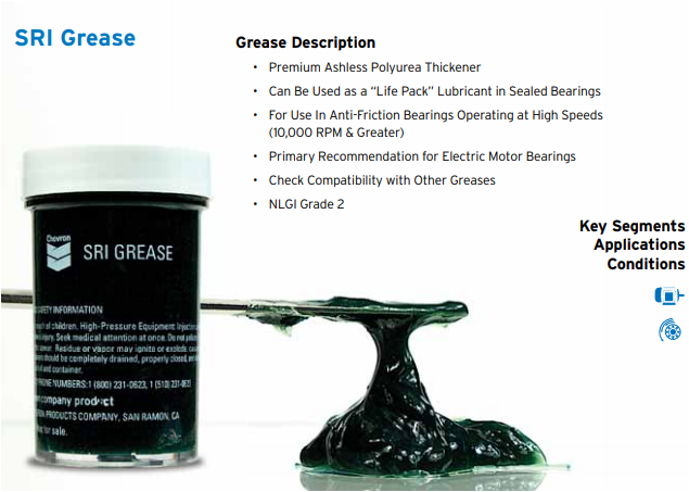 Chevron SRI Grease 2 / 셰브론 SRI 그리스 / 고온볼 롤러 베어링 : 네이버 블로그