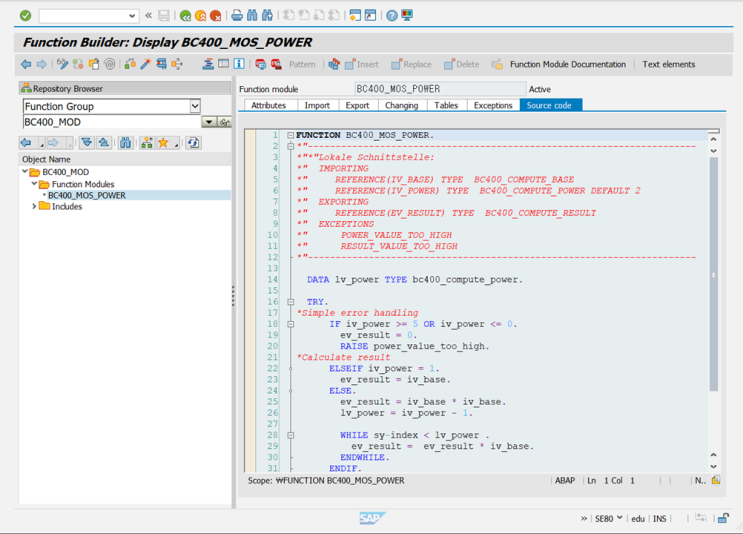 [ABAP] Function Module : 네이버 블로그