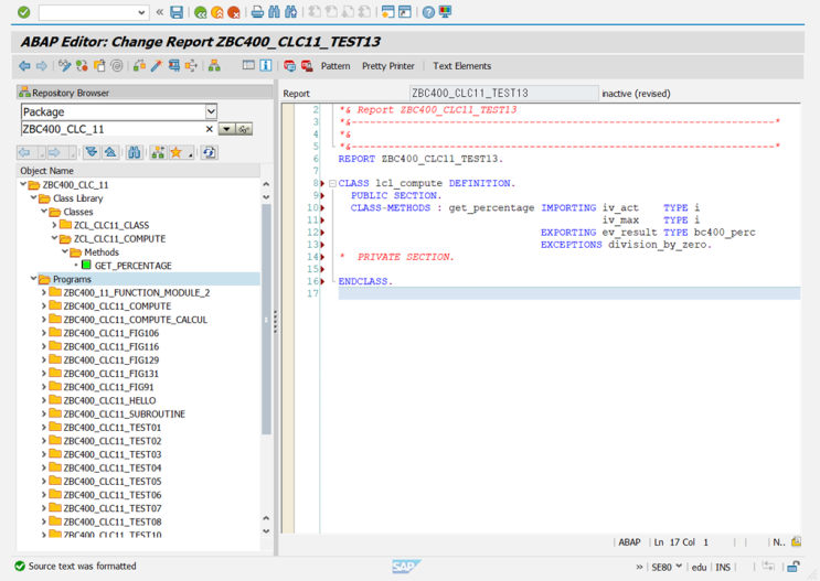 [ABAP] Local Class : 네이버 블로그