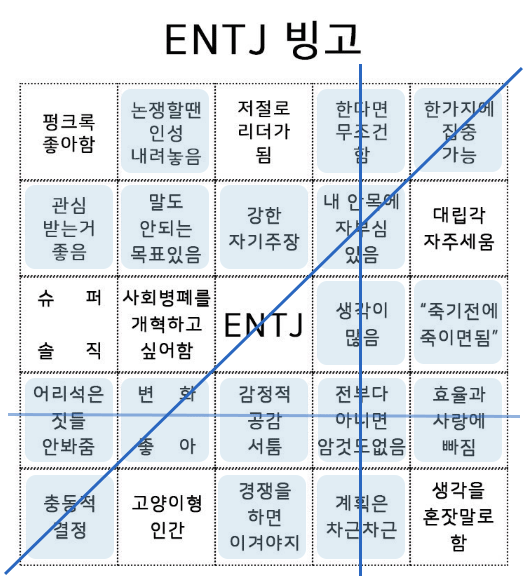 나의 Mbti Entj 특징 엔티제 팩폭 모음 네이버 블로그