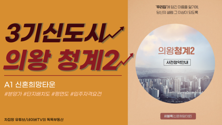 의왕청계2 3기신도시 신혼희망타운신희타 사전청약 분양가 위치 규모 입주자격요건소득자산 단지배치도 평형별 평면도