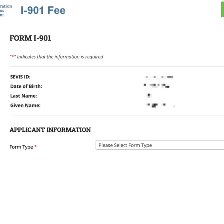 미국 유학생 F1비자 셀프로 #1 Sevis fee 납부 : 네이버 블로그