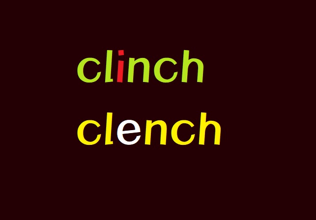 clinch! 결말을 짓다! 성사시키다 의 의미! clench 와는 그림이 어떻게 다를까? : 네이버 블로그
