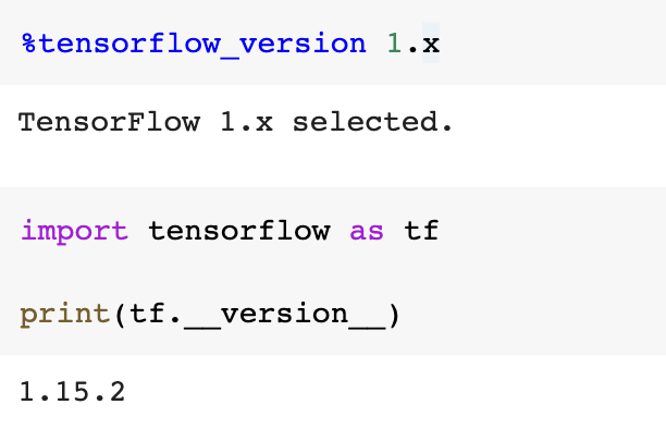 [Google Colab] tensorflow 버전 변경 : 네이버 블로그