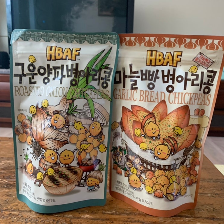 리뷰)신제품/HBAF/마늘빵병아리콩/길림양행병아리콩 : 네이버 블로그