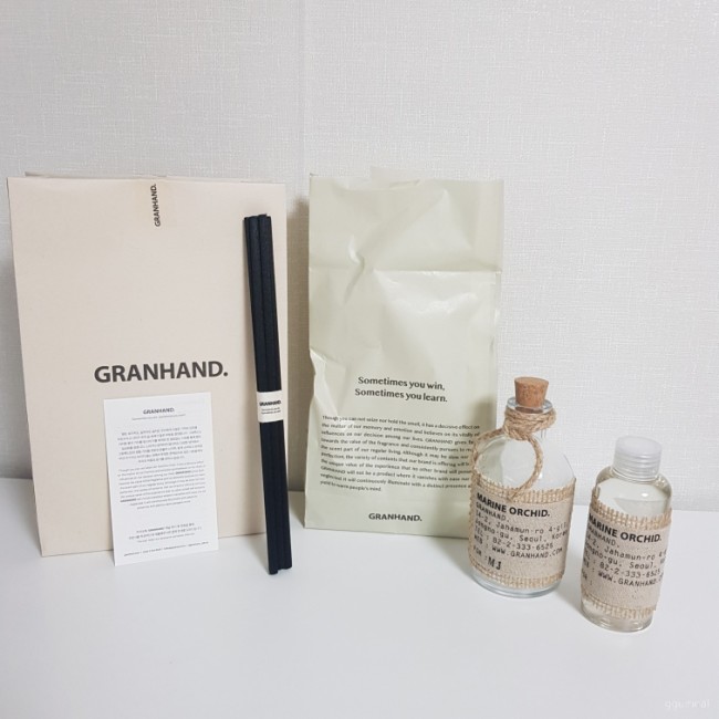 [GRANHAND/Marine Orchid] 그랑핸드 BEST 마린 오키드 디퓨져 선물 받았어요! : 네이버 블로그