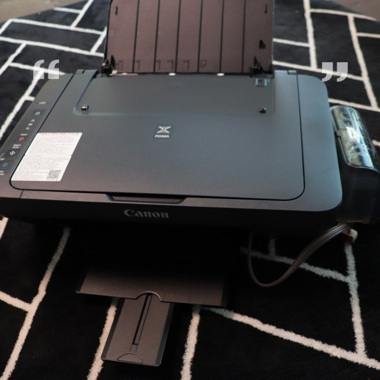캐논 무한잉크 복합기 내돈내산♥ Canon pixma E402 홈스쿨링용으로 딱! : 네이버 블로그