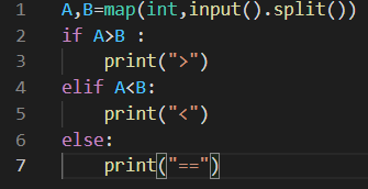 [백준 파이썬(Python)] 1330번 문제 '두 수 비교하기' 해설 및 정답 : 네이버 블로그