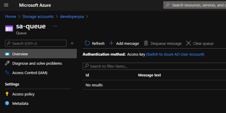 [입문] azure storage account - queue ( 애저 스토리지 큐 ) : 네이버 블로그