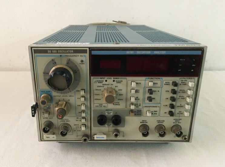 (왜율분석기) TM503, TEKTRONIX AA501 Distortion Analyzer / SG505 Oscillator ...