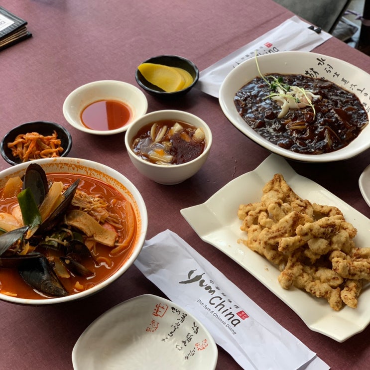 센텀맛집 얌차이나 모던한분위기에 깔끔한 센텀짬뽕 맛있는 중식당 네이버 블로그