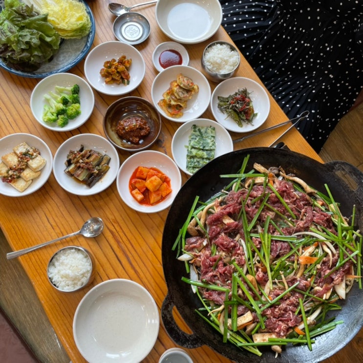 유플언니오늘뭐먹지 경기도 이천 산방 이천 소불고기 이천 불고기맛집 이천만두전골 이천밥집 이천시내맛집