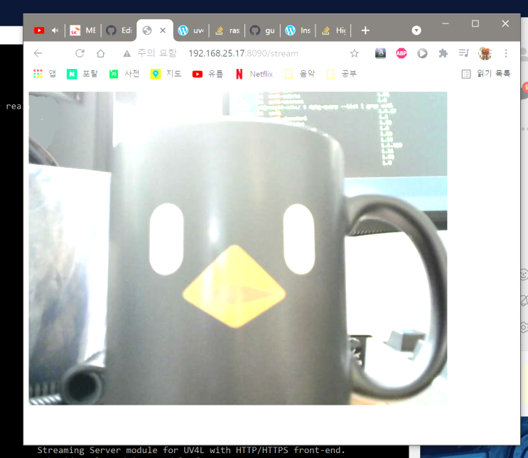 [라즈베리파이] UV4L WEB - 웹캠영상을 웹으로 스트리밍하기 : 네이버 블로그