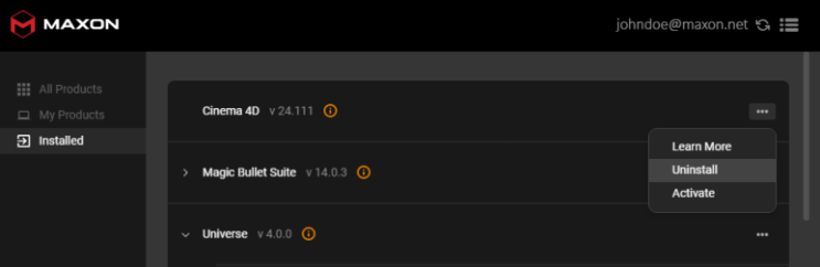 Maxon Trapcode 특정 버전이 더 이상 활성화되지 않는 오류 : 네이버 블로그