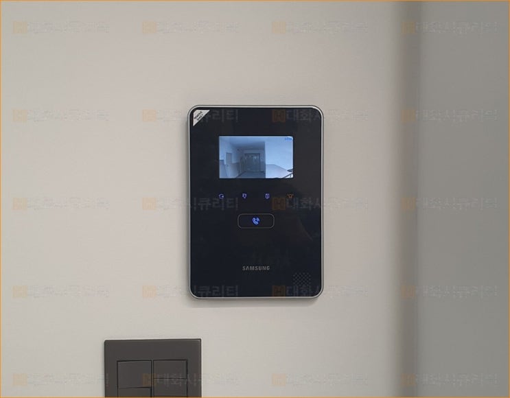 용인 수지 풍덕천동 신정6단지 우성아파트 삼성구형인터폰 SHT-1000NB를 삼성비디오폰 SHT-3625AMK로 교체했습니다. : 네이버 블로그