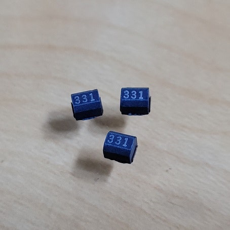 331 Marking Code. 330uH-K. SMD/Chip Inductor Coil. Size:3225. 칩인덕터 코일 ...