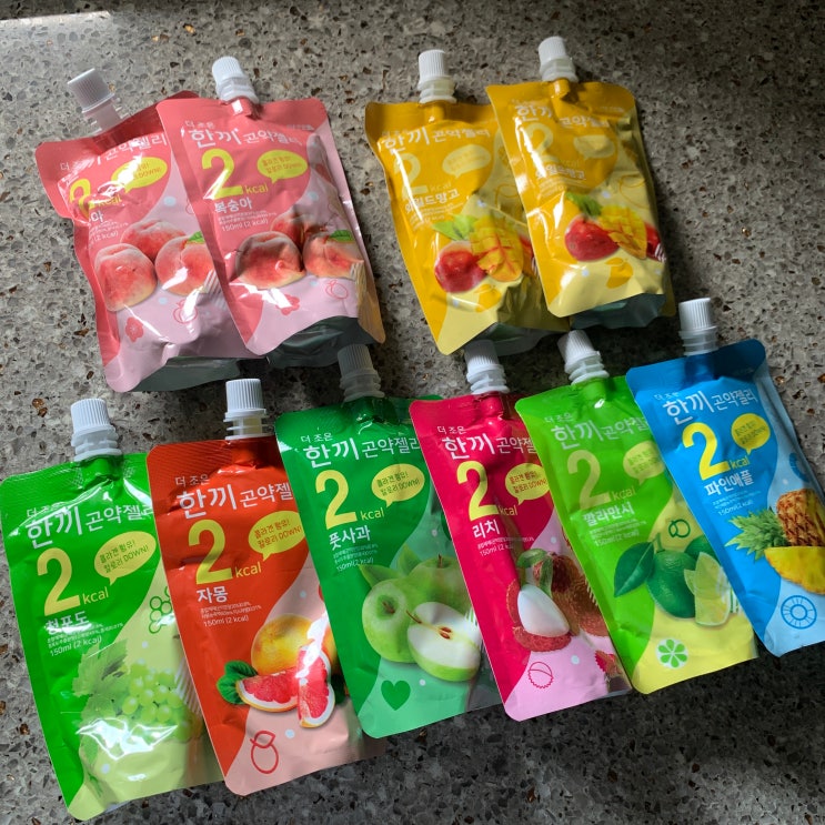 내돈내산 솔직후기 더존건강 다이어트 한끼 곤약젤리150ml 한팩2칼로리 네이버 블로그