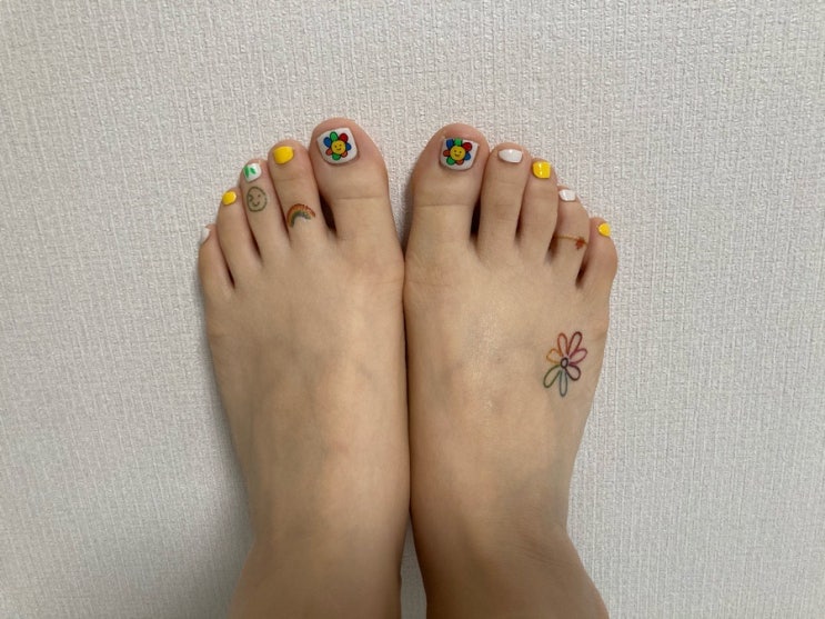 오호라Ohora)세미큐어젤 네일 p굿데이 x tan tattoo 셀프페디 : 네이버 블로그