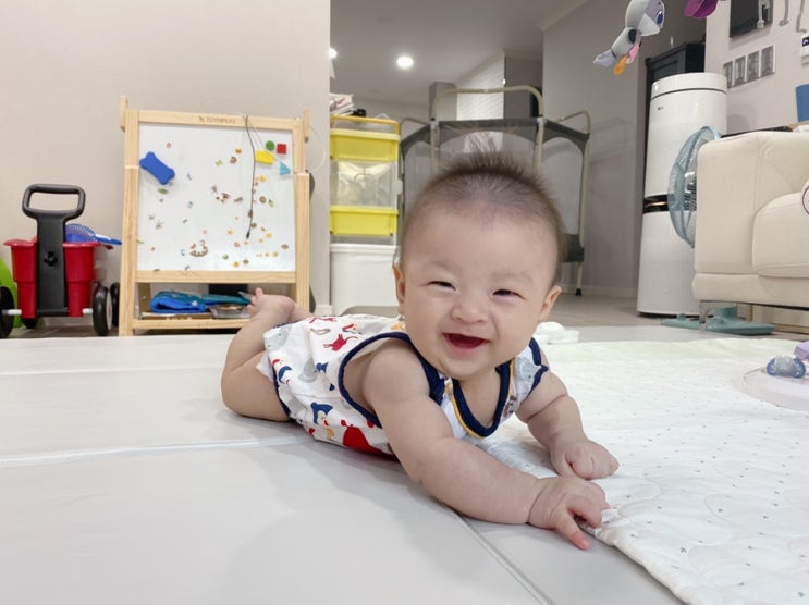 육아일기 D105 생후3개월 100일의 기적 터미타임 옹알이폭발중 네이버 블로그