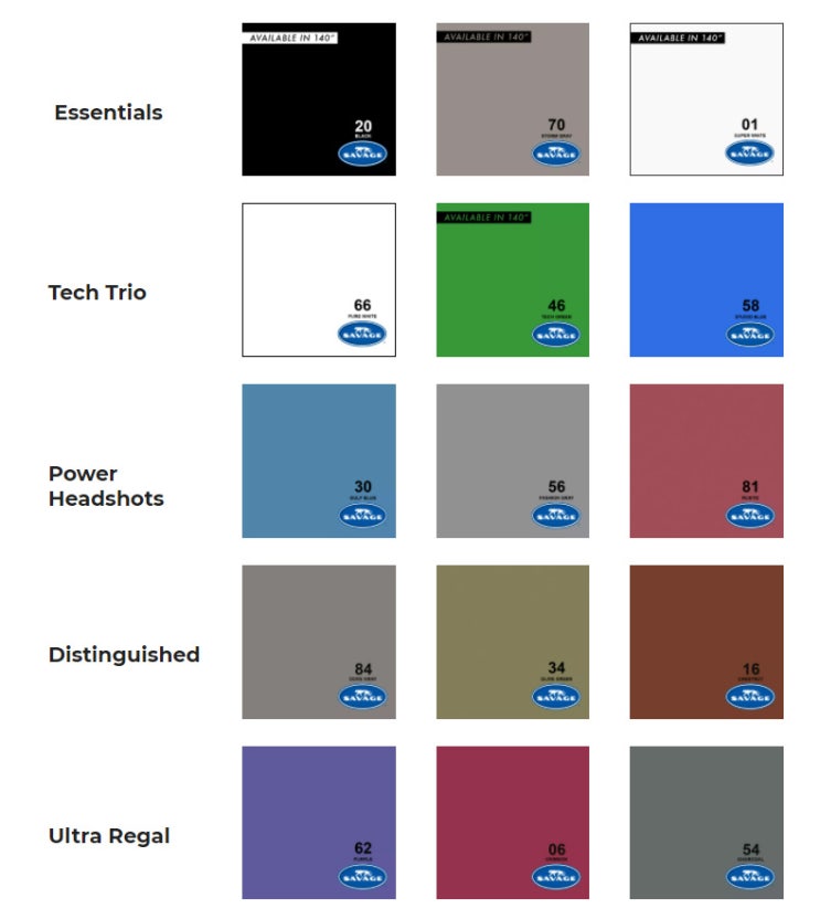 사베지 배경지 색상 고르기 의류촬영배경 제품촬영배경 스튜디오배경 savage : 네이버 블로그