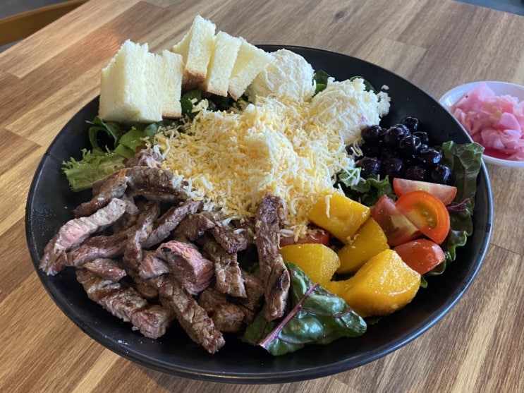 경기 성남 선식당 위례점 위례 신도시 맛집 성남 맛집 스테이크샐러드 소고기 마늘볶음밥 가성비 맛집 맛집 추천