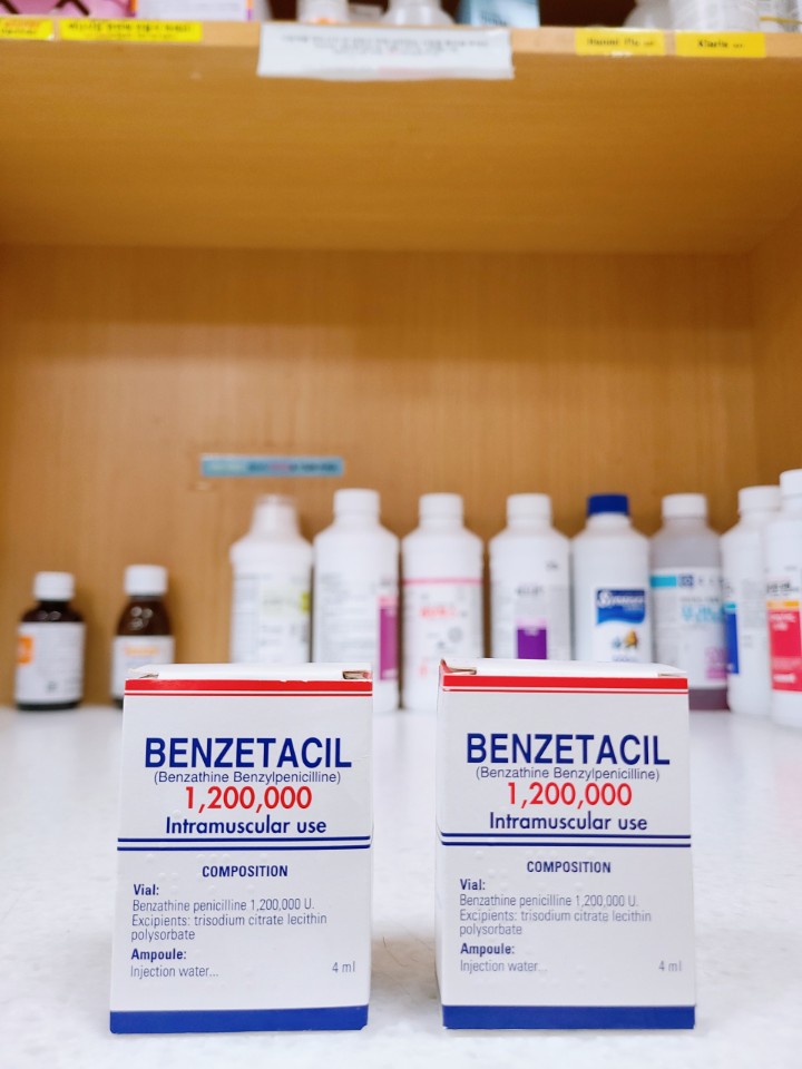 [복약지도-28] 벤제타실주 (Benzathine penicillin G) Benzetacil 페니실린계 항생제 매독/폐렴 ...