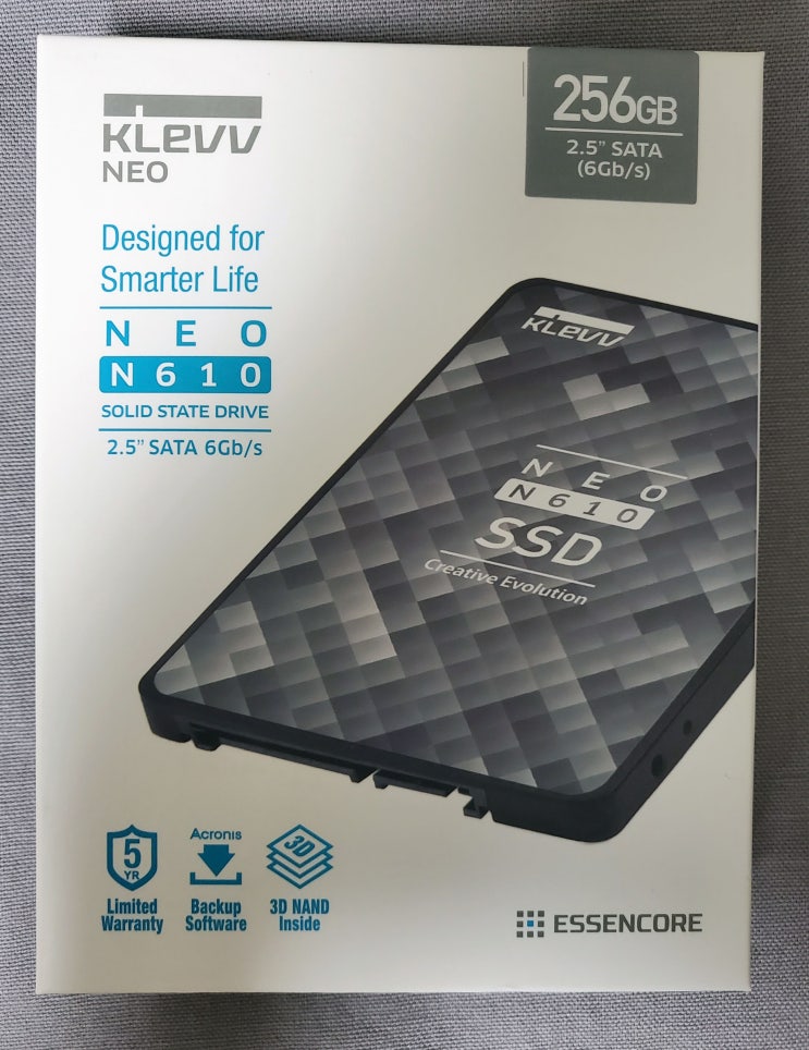 [SSD] ESSENCORE KLEVV NEO N610 256GB : 네이버 블로그