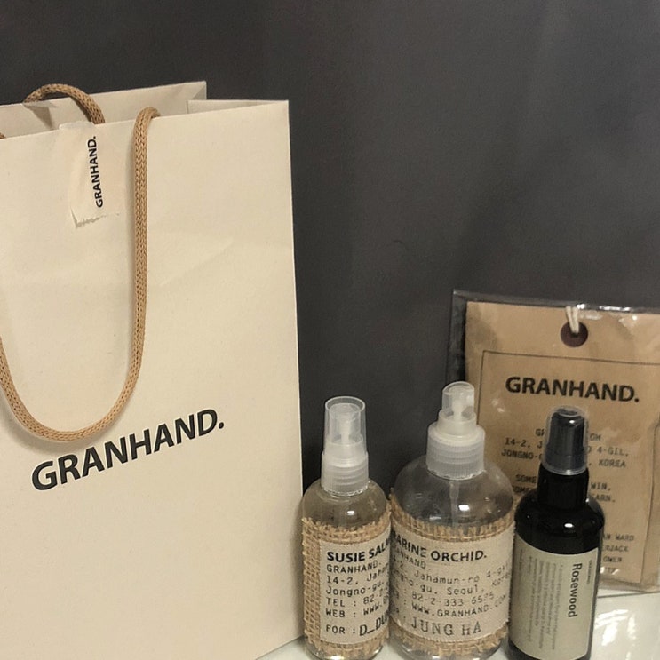 그랑핸드/GRANHAND 샤쉐&룸스프레이 : 네이버 블로그