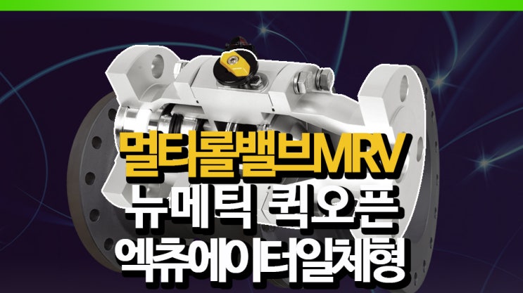 뉴메틱밸브 멀티롤 밸브 MRV-MULTI ROLE VALVE 엑츄에이터 일체형 (feat. 퀵오픈밸브) : 네이버 블로그
