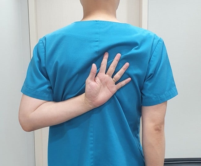 Hand to Shoulder Blade Test 방법 및 의미 : 네이버 블로그