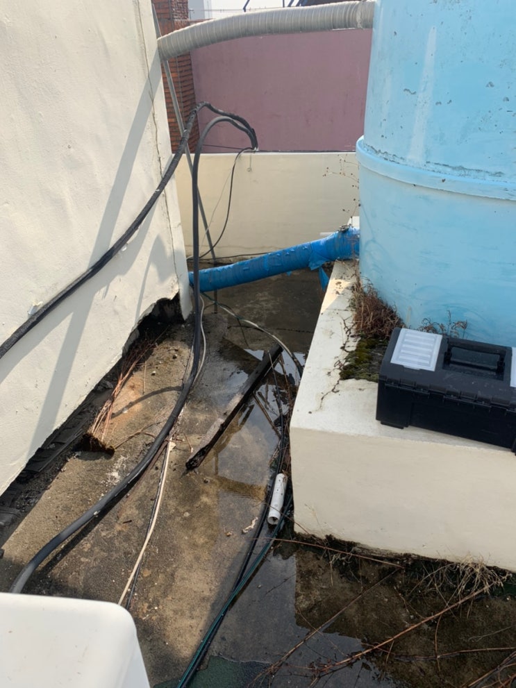 부산 동구 초량동 옥상 물탱크 고장 누수로 인한 배관 호스 보수 및 수리 교체 물탱크 수리 전문 업체 추천 네이버 블로그