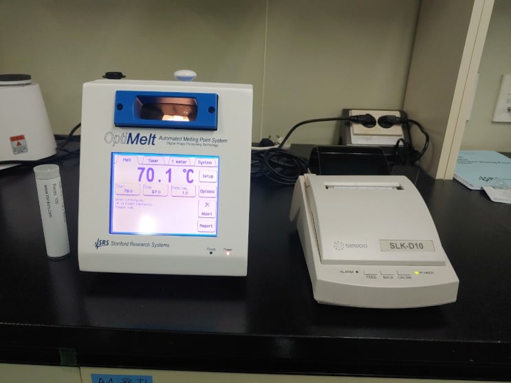 자동 융점측정기 Melting Point (SRS/ Stanford Reserach System / OptiMelt / MPA ...