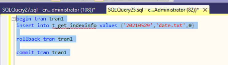 [MSSQL] Commit과 Rollback, Transaction 제어하기 : 네이버 블로그