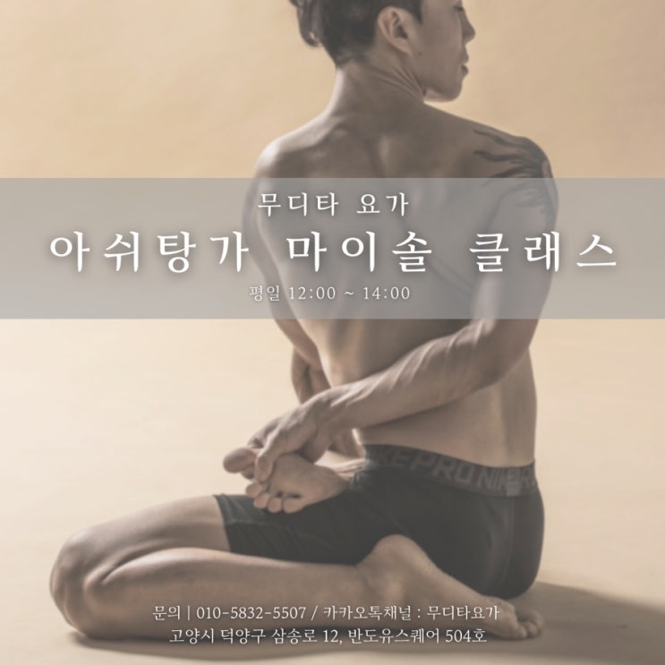 원흥 무디타 요가 마이솔 클래스 원흥역요가 삼송요가 원당요가 화정요가 도래울요가 구파발요가 아쉬탕가마이솔