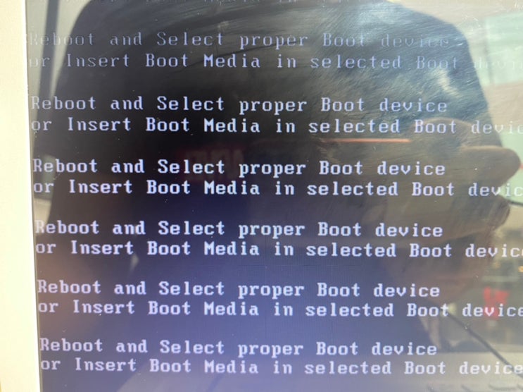Reboot and Select proper Boot device or Insert Boot Media in selected ...