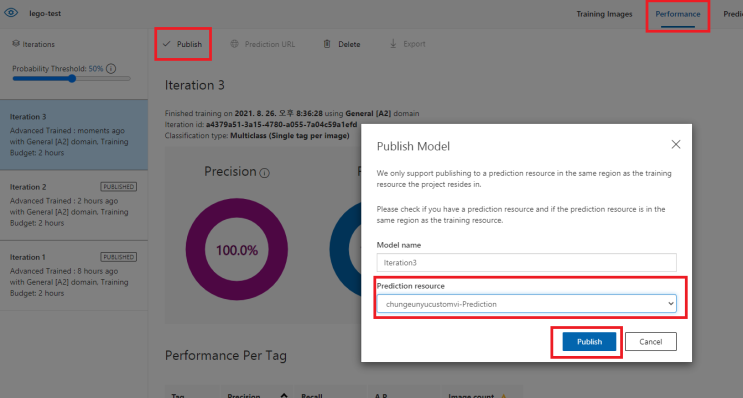 Azure Cognitive - Custom vision 모델 향상 및 rest api로 예측 : 네이버 블로그