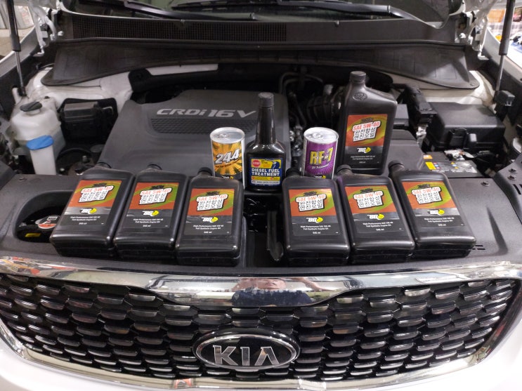 더뉴 쏘렌토 BG합성유 교체, BG244 & 연료첨가제 무료증정 서비스, BG_RF-7 점도향상제 처방, 합성유전문점에서는 엔진 ...