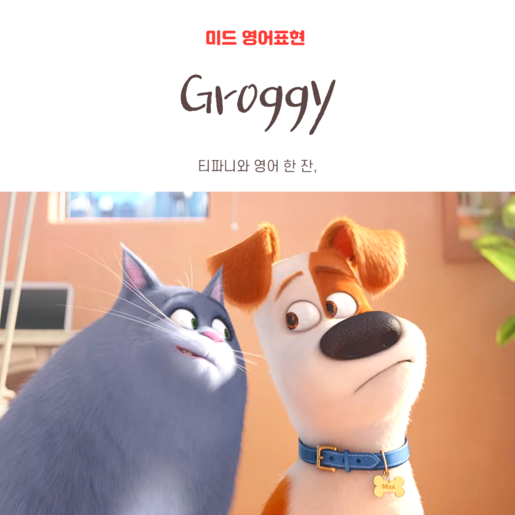groggy 그로기 상태라구?(스크린 영어 마이펫의 이중생활) : 네이버 블로그