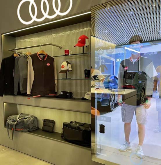 에프엑스기어, 가상 피팅 솔루션 ‘에프엑스미러(FX Mirror)’ 중국 아우디 스마트 생활관 도입! : 네이버 블로그